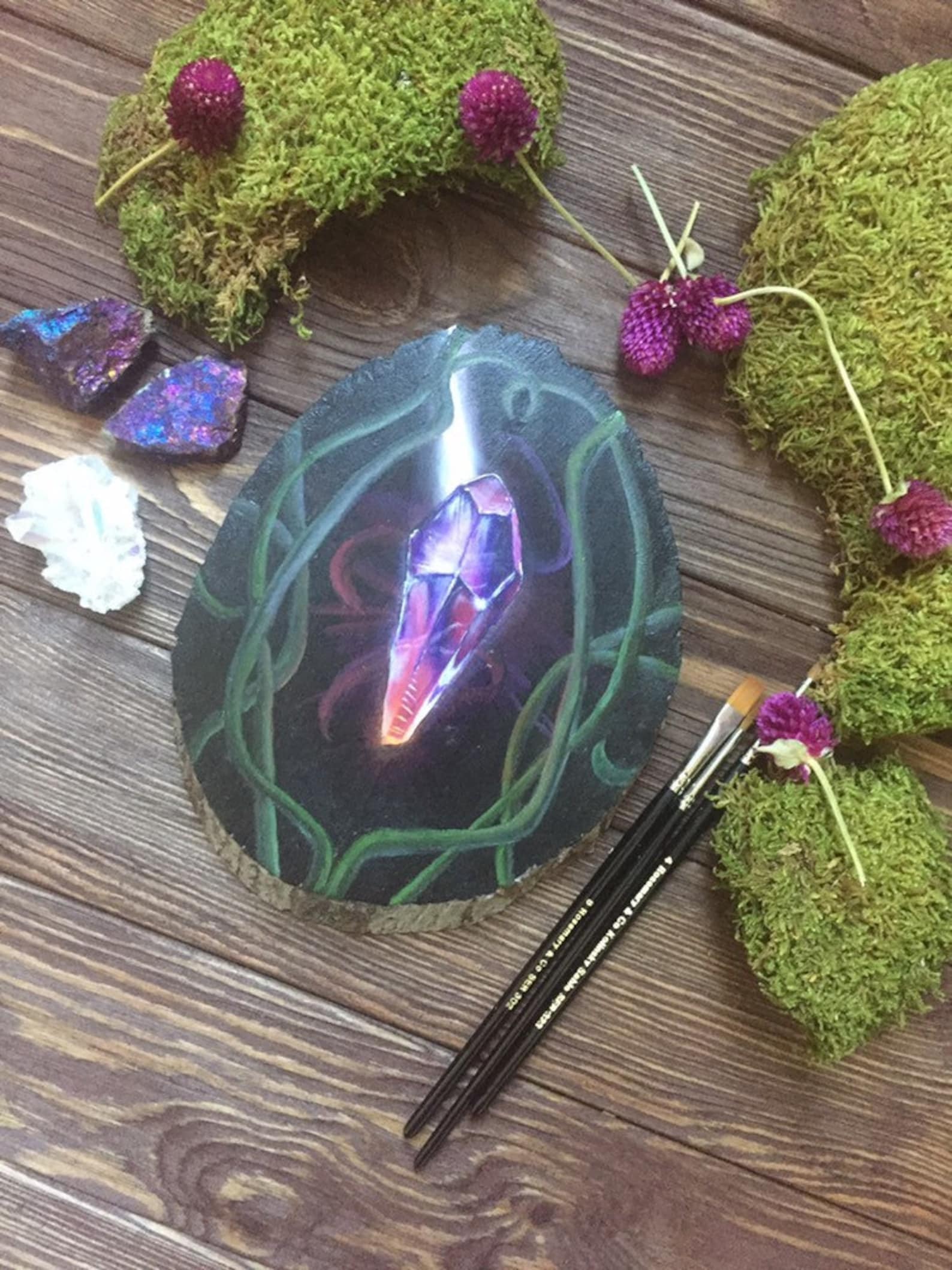 The Dark Crystal Painting Fan Art - Crystal of Truth Oil Painting ...