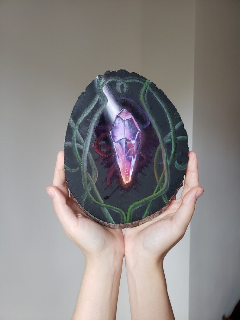 The Dark Crystal Painting Fan Art - Crystal of Truth Oil Painting ...
