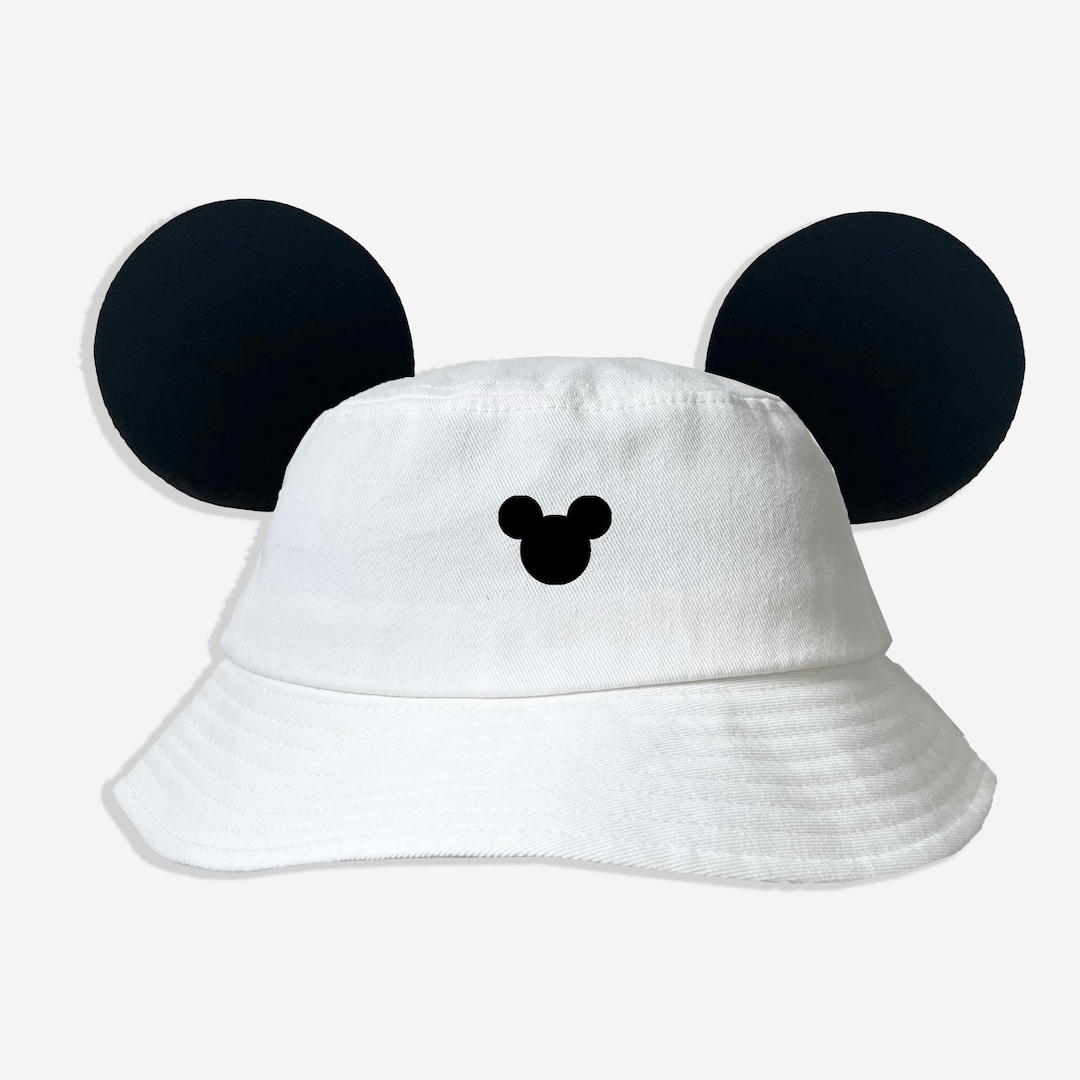 White Mouse Head Bucket Hat - Etsy
