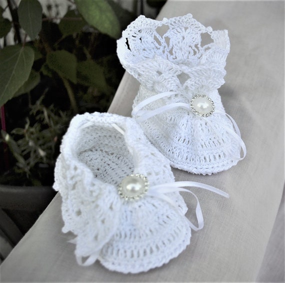 Heirloom Slipper Bootie Pattern Crochet Baby Booties Crochet - Etsy