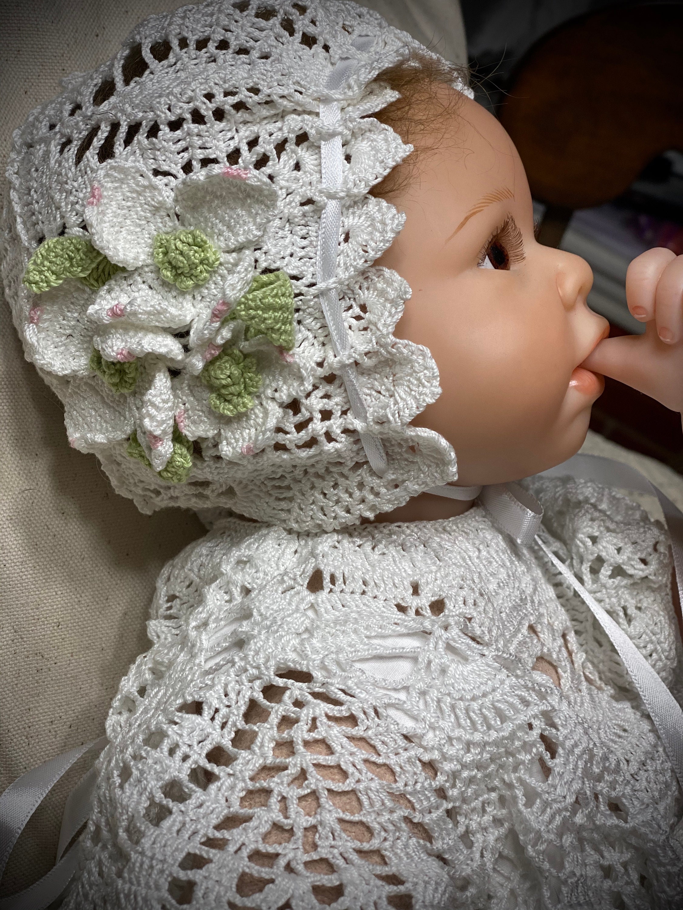 Crochet Baby Lia Kristina Christening Gown Pattern Baby - Etsy Canada