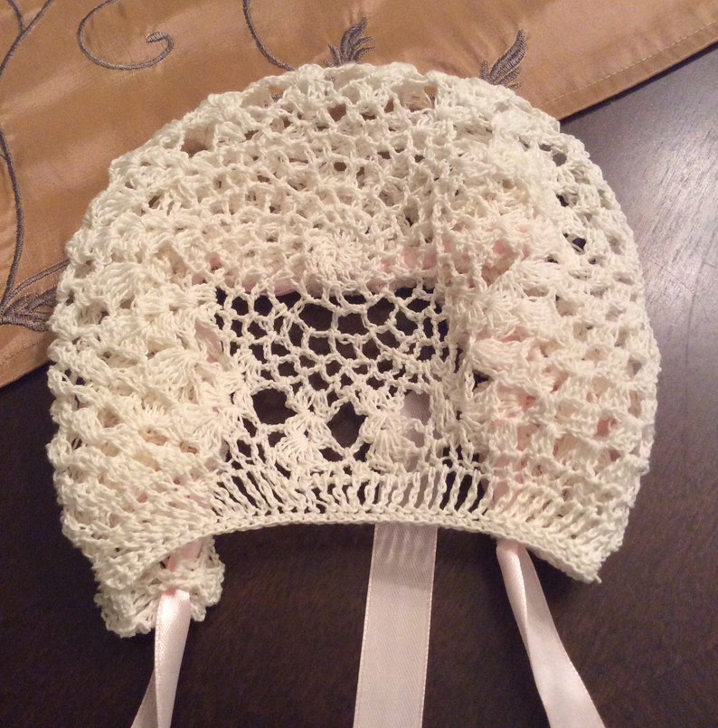 Bonnet Heirloom Christening Pattern Baby Bonnet Baby Hat - Etsy