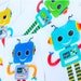 Robot Play Dough Activity Mats - Etsy