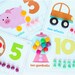 Counting Activities Play Dough Mats - Etsy