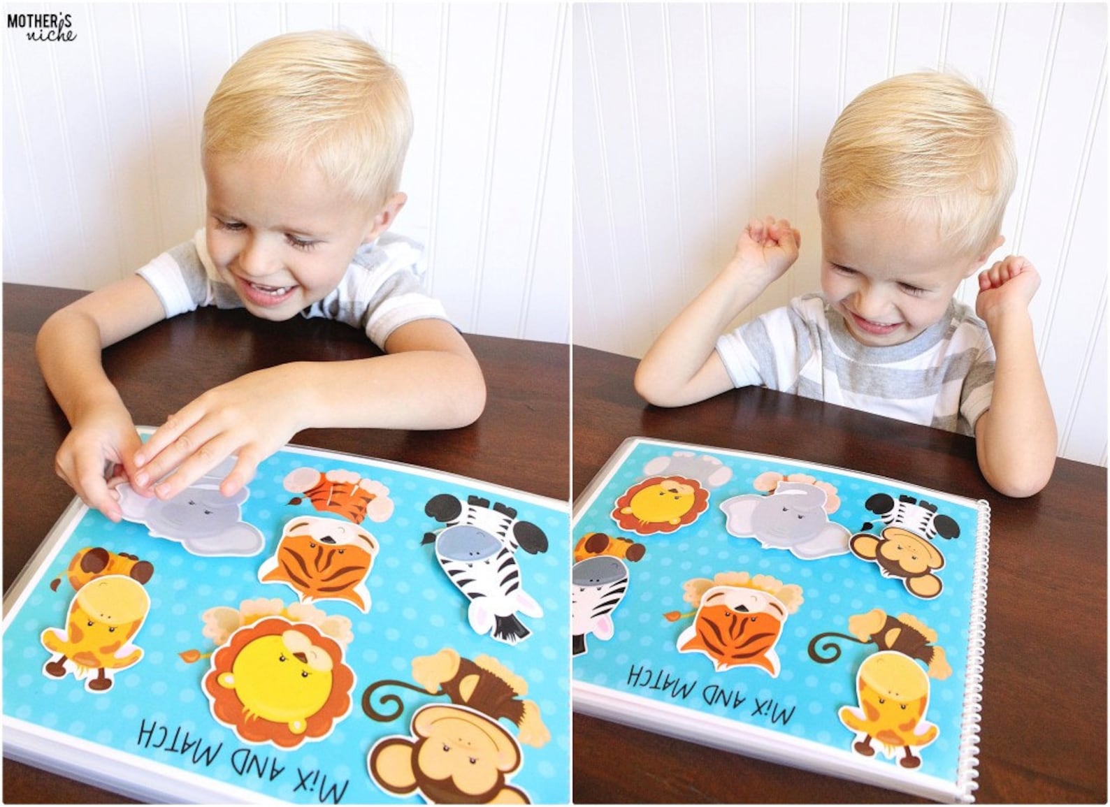 Quiet Book: Zoo Animals Printable | Etsy