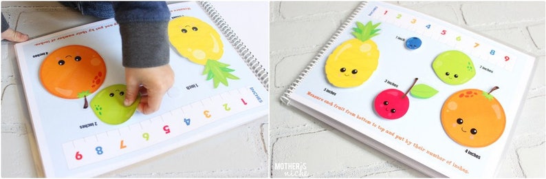 Quiet Book: Yummy Food Printable - Etsy