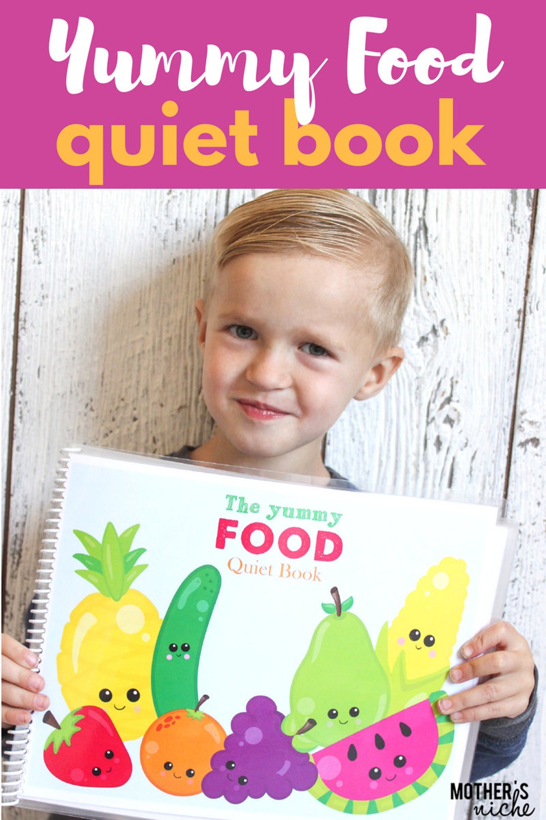 Quiet Book: Yummy Food Printable - Etsy