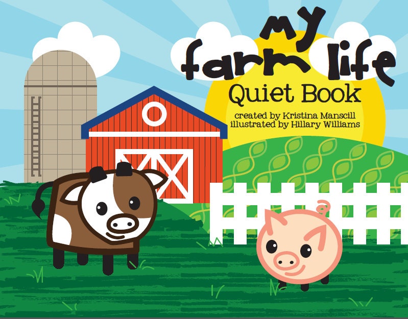 Quiet Book: Farm Life Printable - Etsy