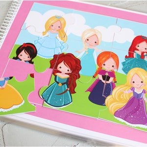 Quiet Book: Princess Printable - Etsy