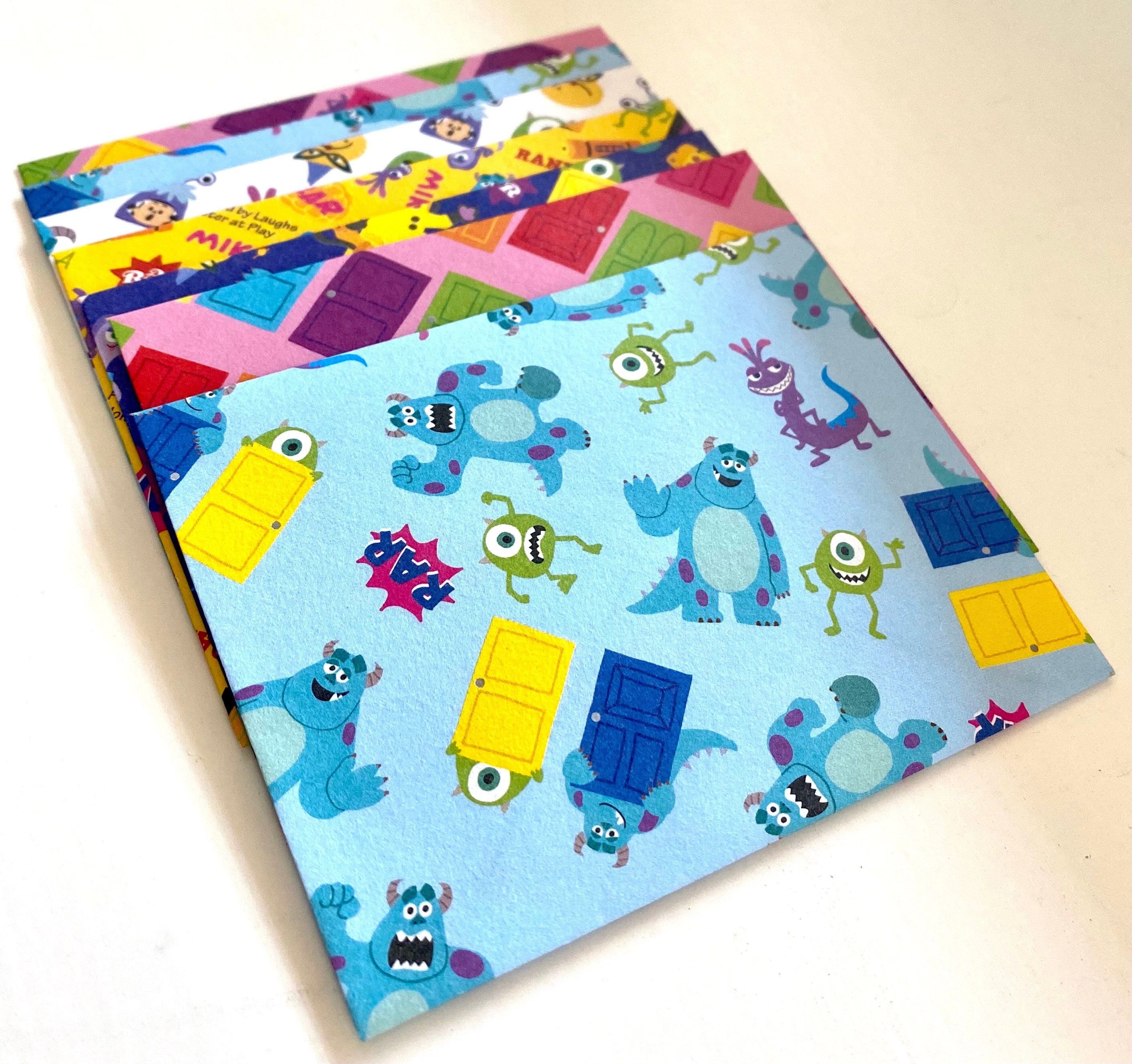 Disney's Monster's INC Mini Envelopes SET OF 5 Gift - Etsy
