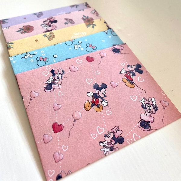 Mickey Mouse Tip Envelopes - Etsy
