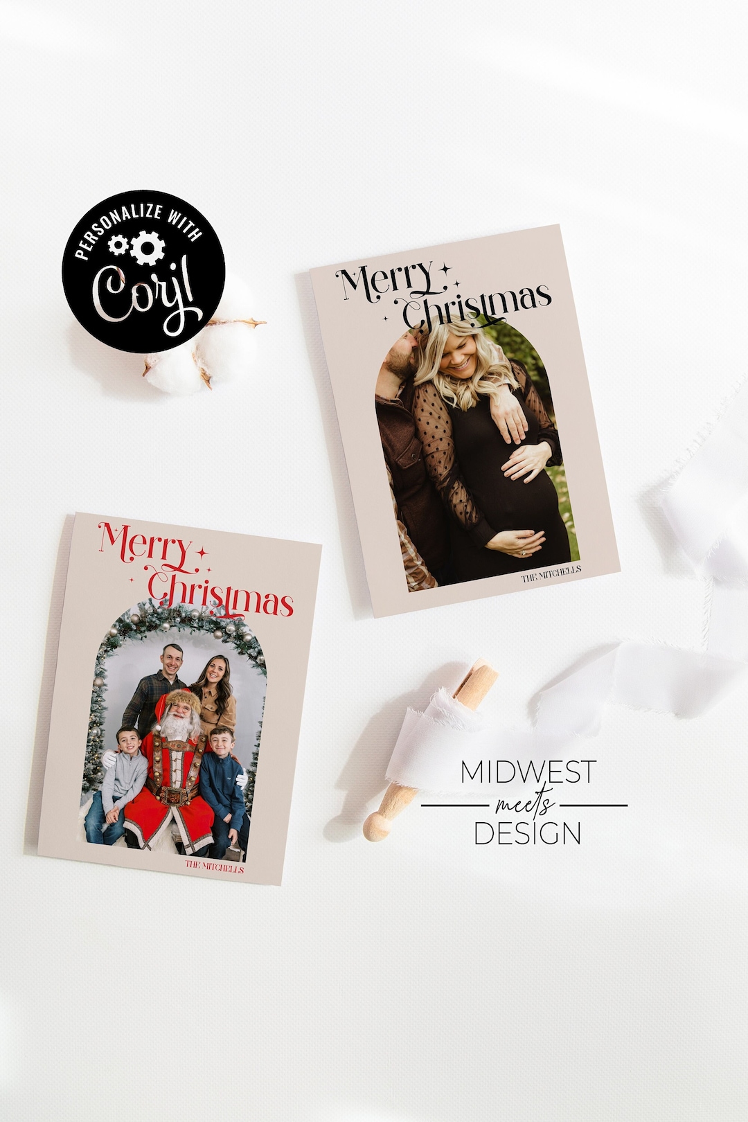 Year in Review Christmas Card Template, Year in Review Holiday Card ...