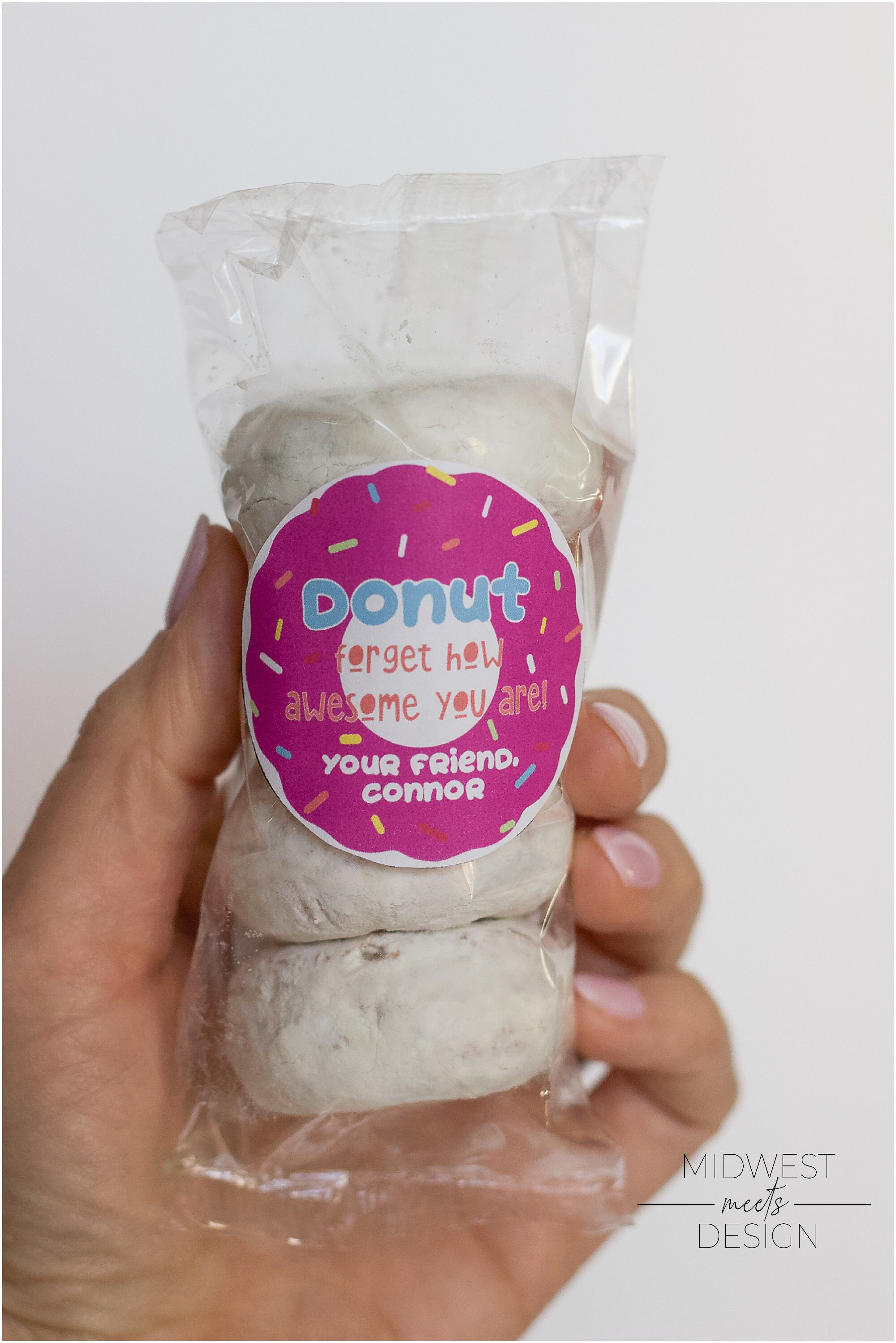 Printable Donut Valentine Stickers, Donut Tags, Kid's Classroom, Donut ...