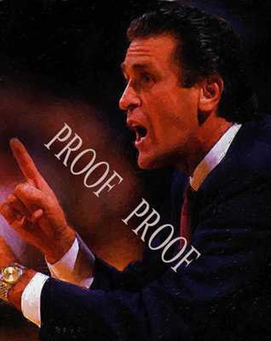 Pat Riley Lakers Knicks NBA Rare Art 12x18 LE 50 - Etsy