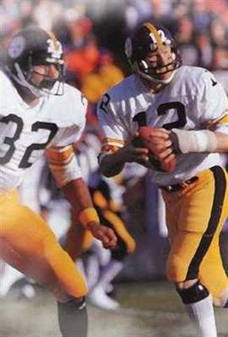 Early Terry Bradshaw Pittsburgh Steelers Art - Etsy