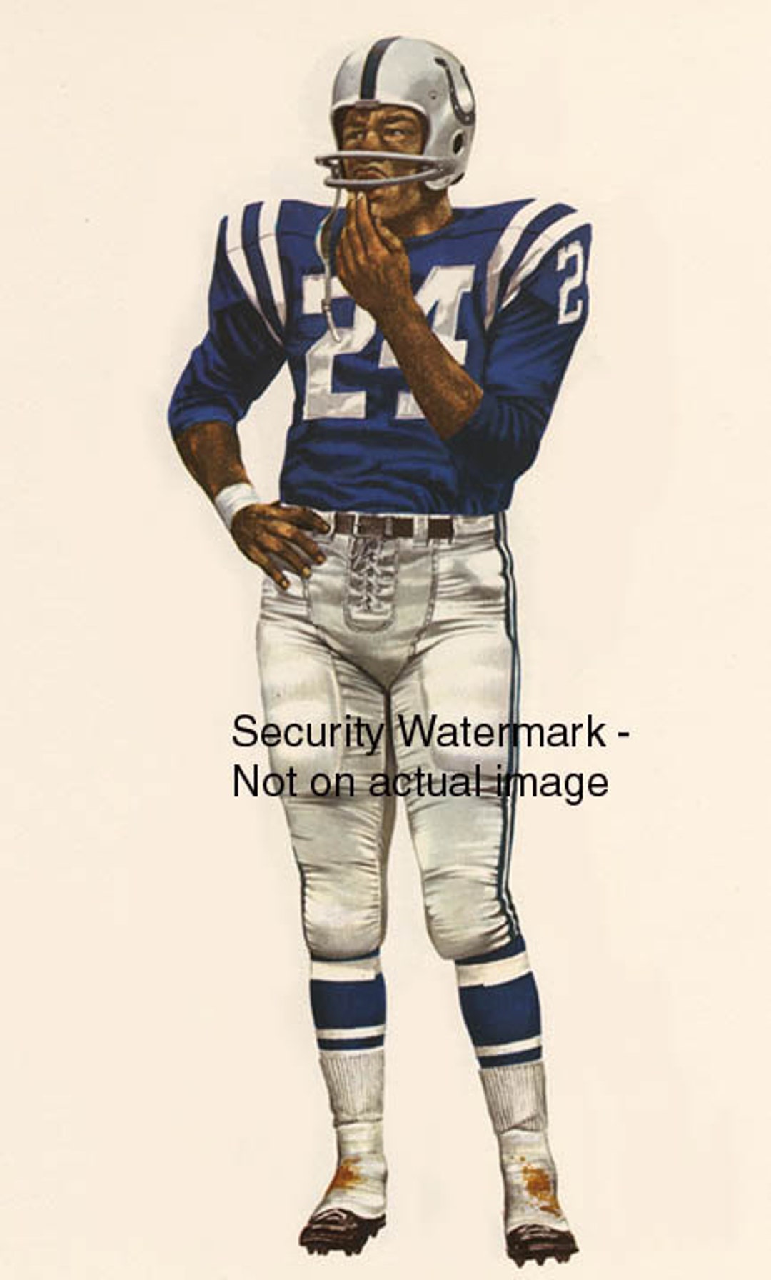 Baltimore Colts Lenny Moore Rare Print - Etsy