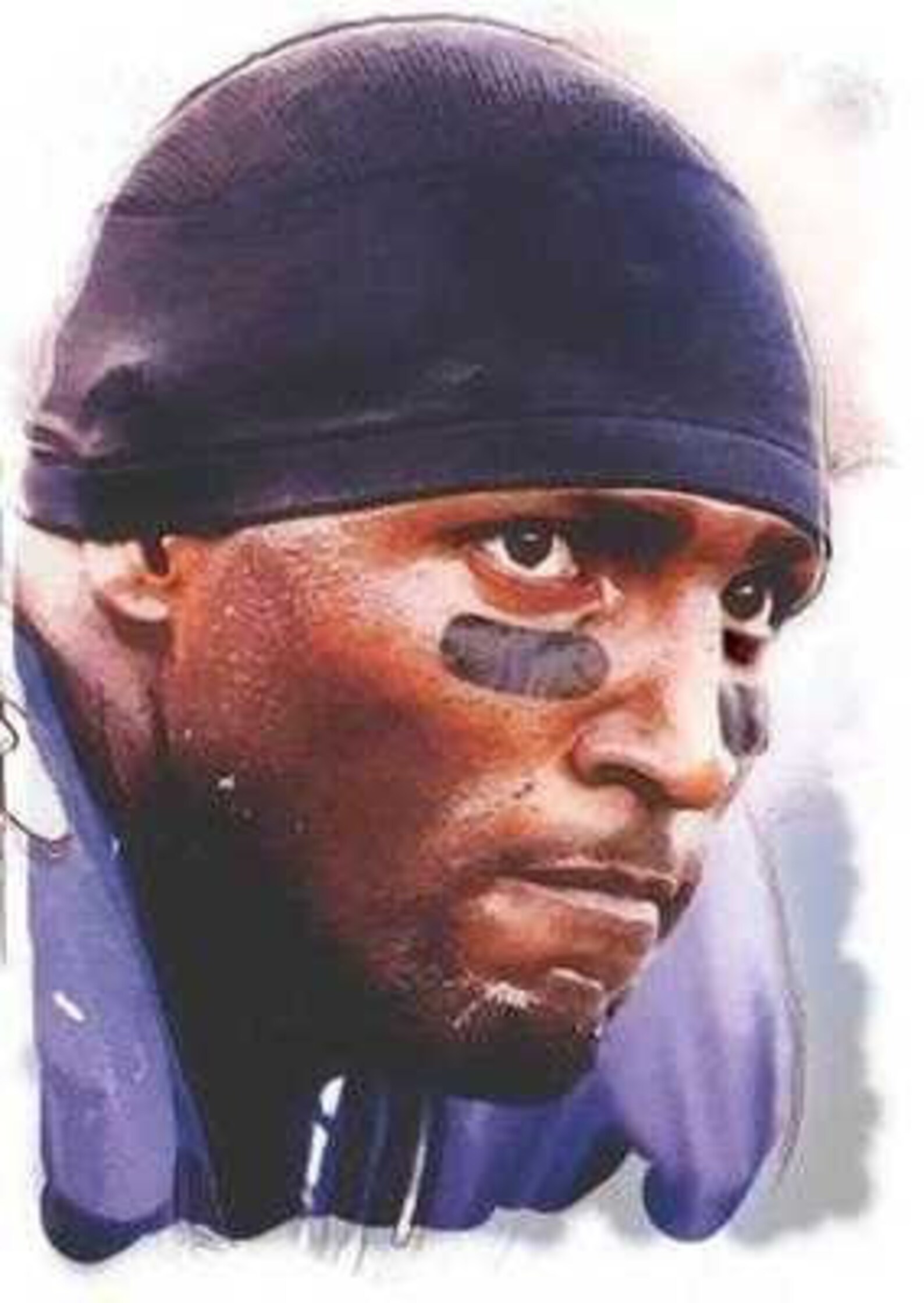 Ray Lewis Baltimore Ravens MVP Portrait Art Lithograph - Etsy