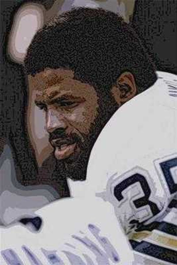 Earl Campbell Houston Oilers New Orleans Saints Art Prt | Etsy