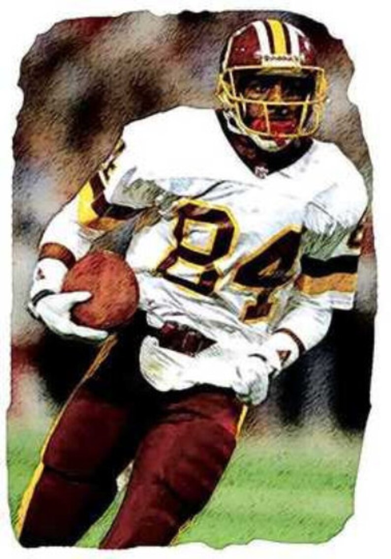 Gary Clark Washington NFL Football Rare Art Print 12x18 LE of 50 - Etsy