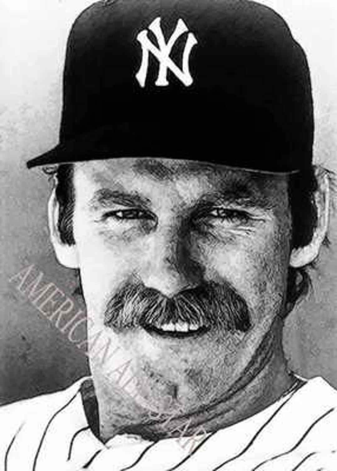 Great Sparky Lyle New York Yankees Art LE 50 12 X 18 - Etsy