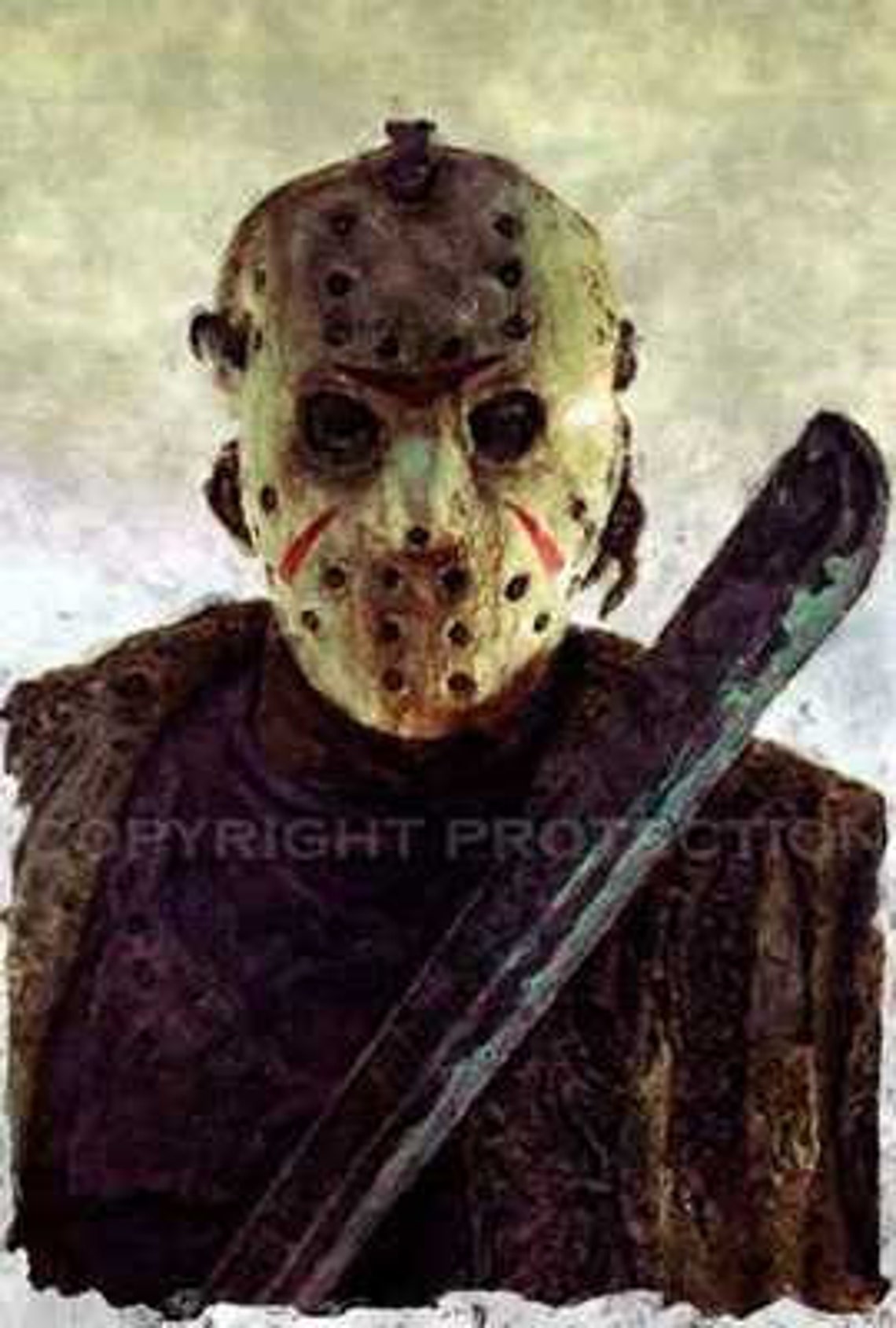 Rare Jason Friday the 13th Art Print,12x18,signed and Numb by Artist ...