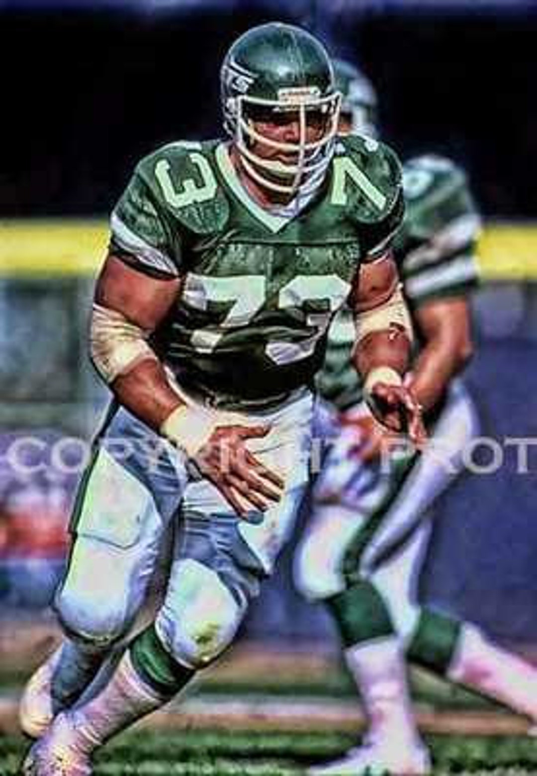 Rare Joe Klecko Jets Art Illus Print 12x18 LE 50 - Etsy