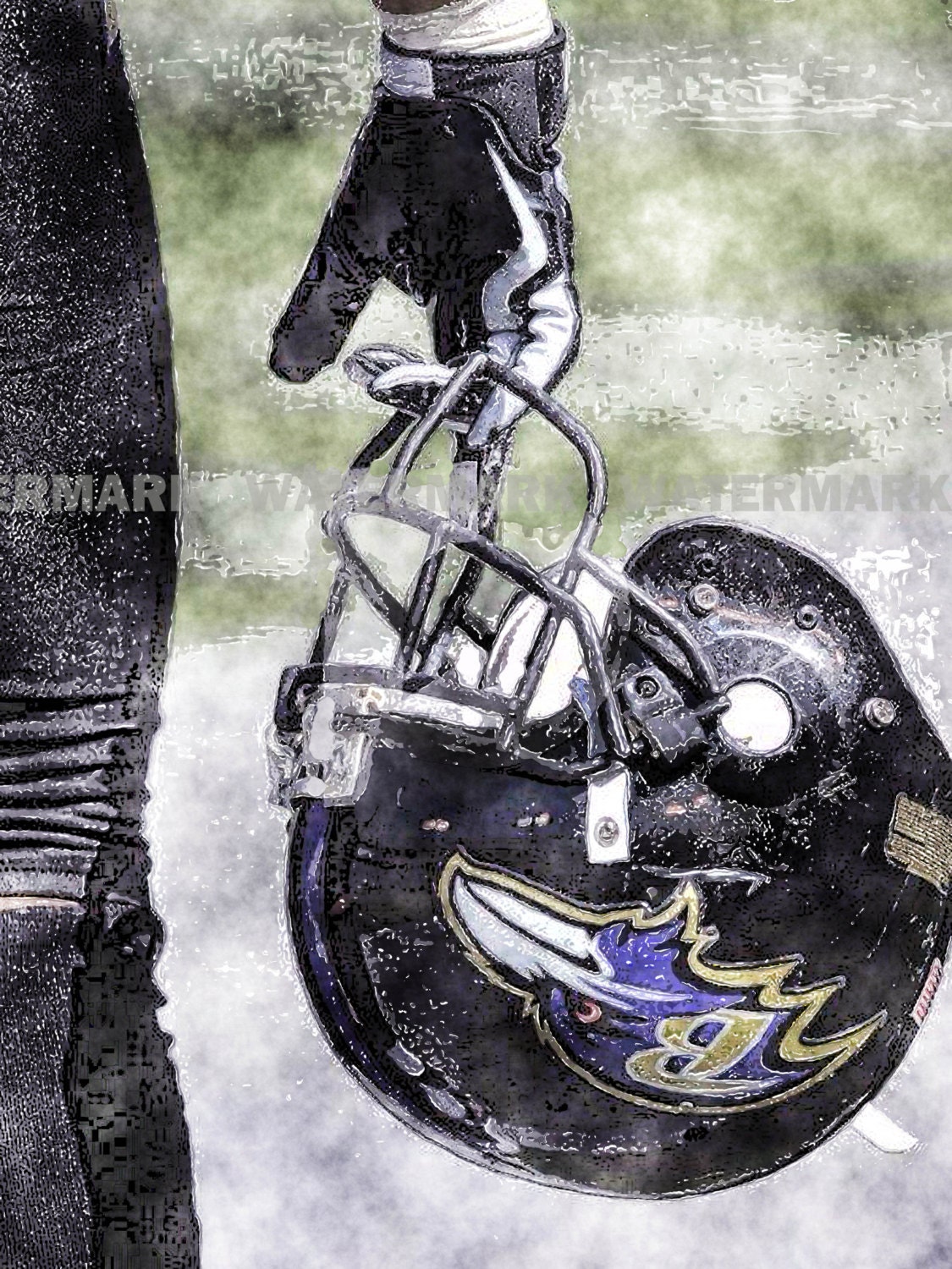 New Baltimore Ravens, NFL, Original and Limited Art Print, Signed ...