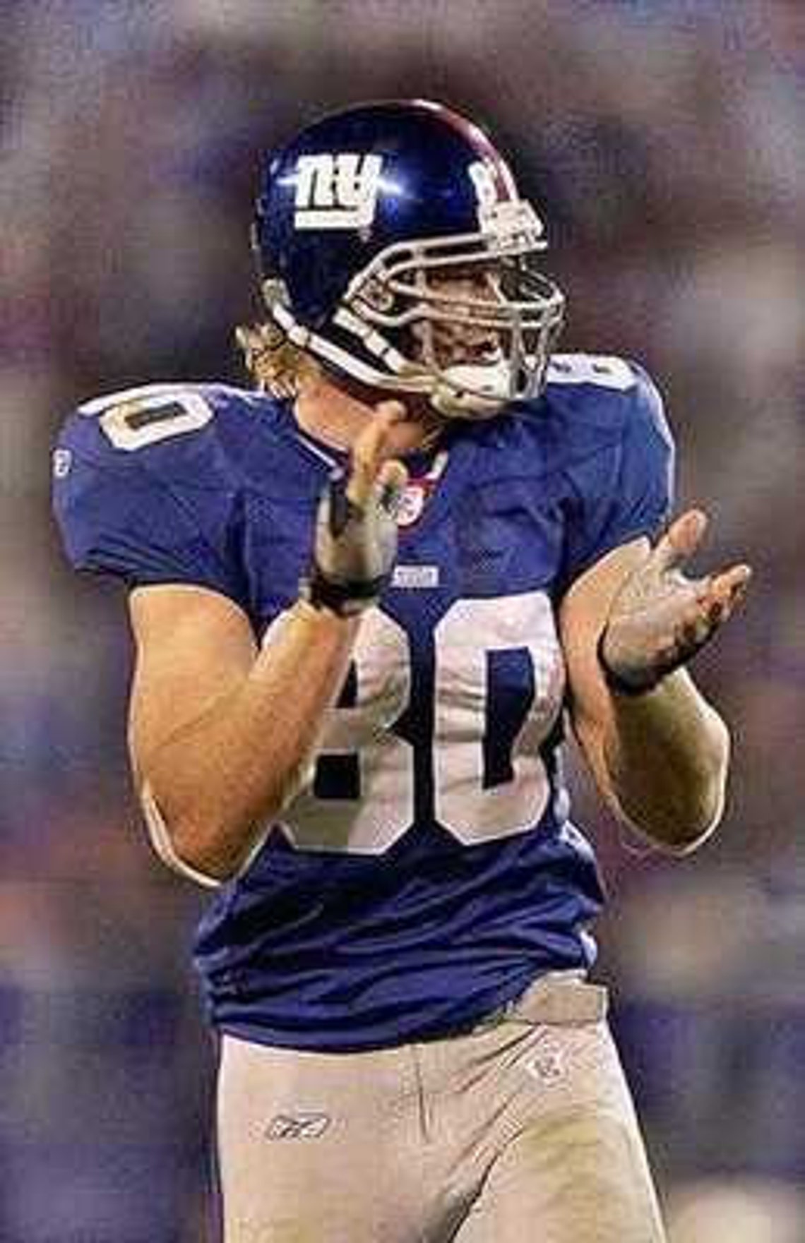 Rare Jeremy Shockey New York Giants Art - Etsy