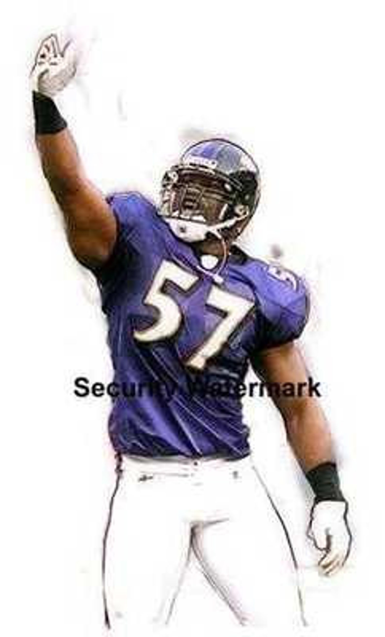 Rare Bart Scott LB Baltimore Ravens Art Print Only 50 - Etsy