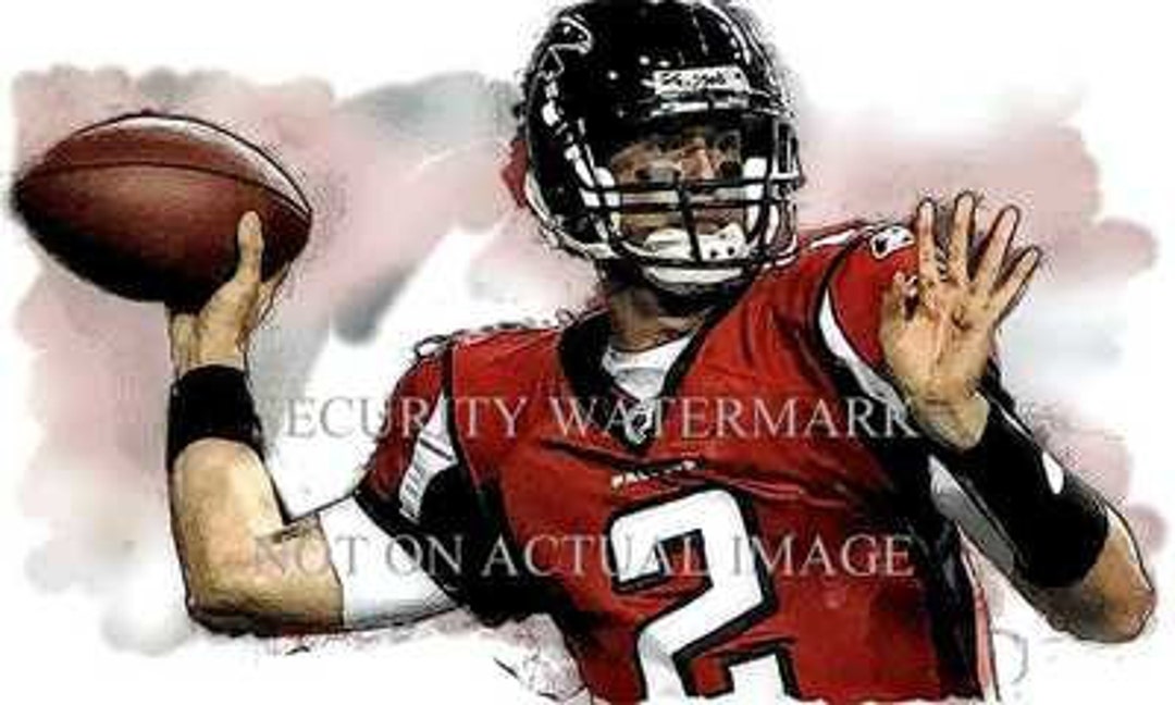 Great Matt Ryan Atlanta Falcons Art Lithograph Only 50 - Etsy
