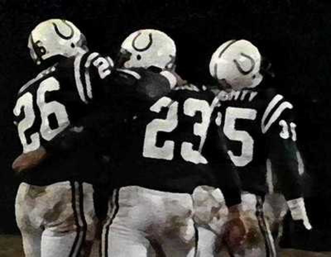 Baltimore Colts Together Rare Art Print - Etsy