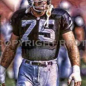 Rare Howie Long Raiders Art Illus Print 12x18 LE 50 - Etsy