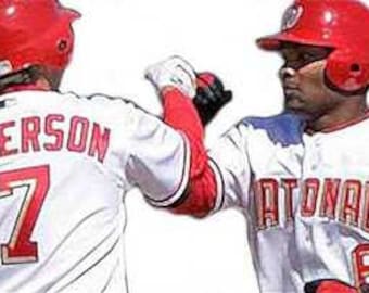 Outline Nationals Park Washington Nationals Art Poster Print - Etsy