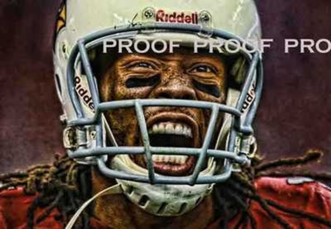 New Larry Fitzgerald Cardinals Art Print 12x18 LE of 50 - Etsy