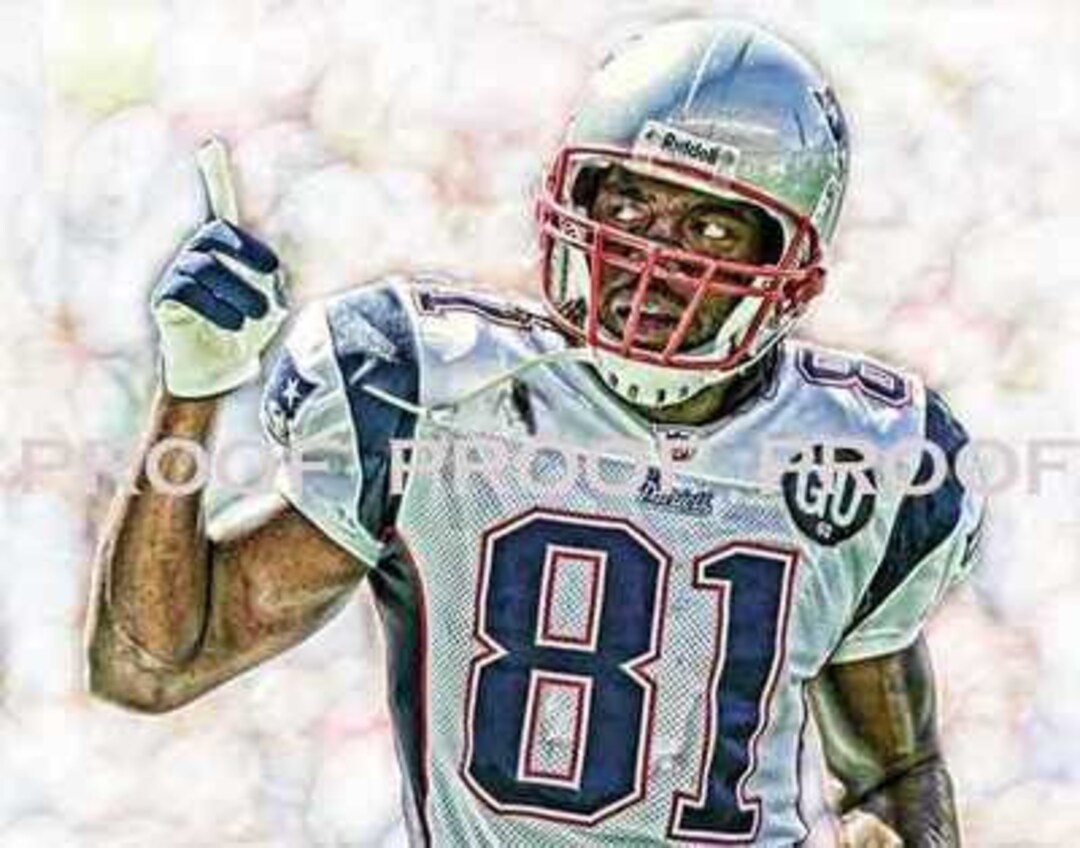 Rre Randy Moss New England Patriots Art Prt Sn Only 50 - Etsy