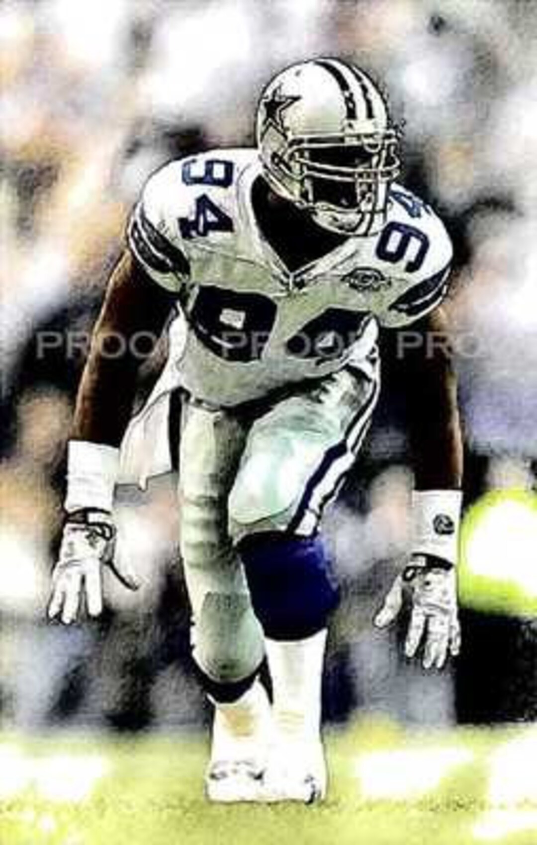 New Demarcus Ware Dallas Cowboys Art Print LE 50 12x18 - Etsy