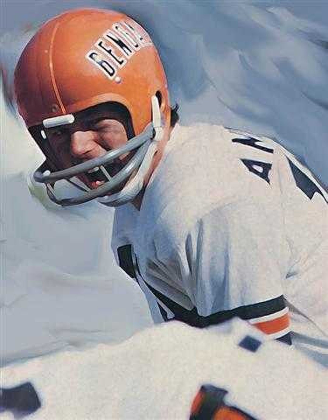 Cincinnati Bengals Ken Anderson Rare Art Lithograph - Etsy