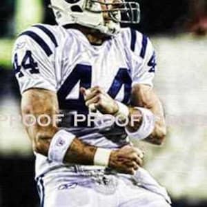 Rare Dallas Clark Indianapolis Colt Art Prt Sn Only 50 - Etsy