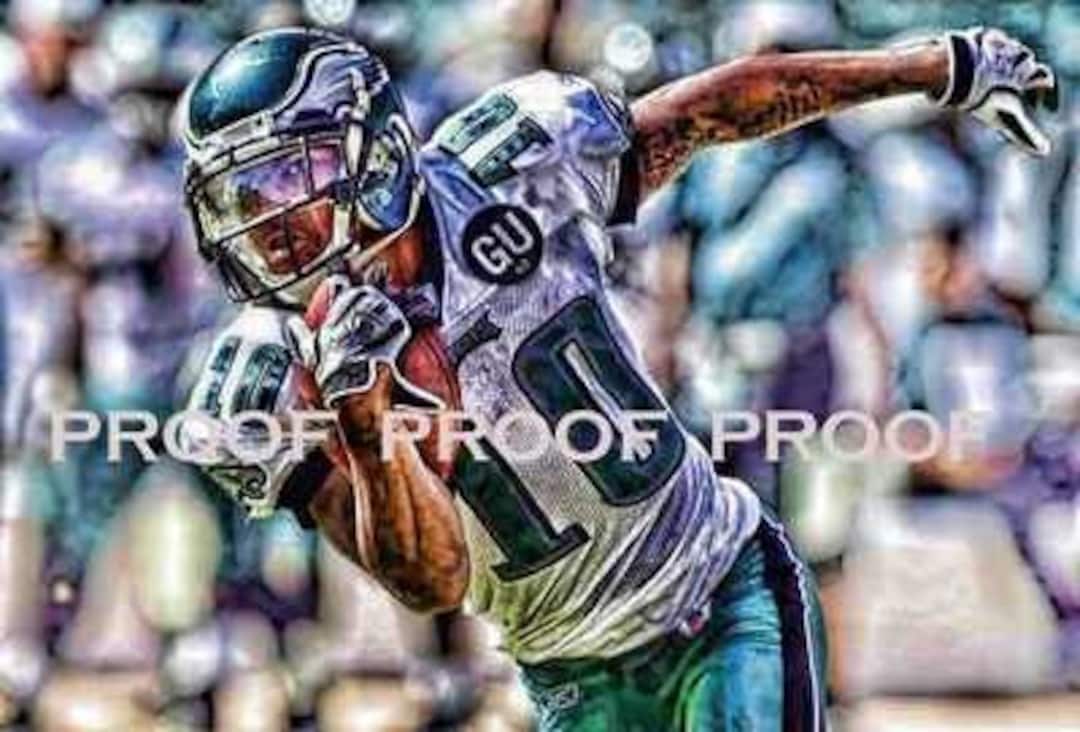 Rare Desean Jackson Philly Eagles Art Print Sn Only 50 - Etsy