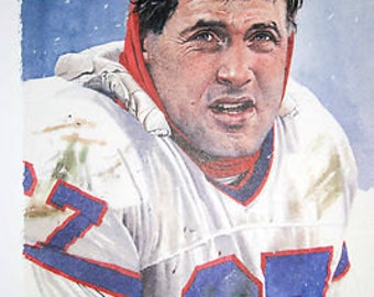 Buffalo Bills Team Huddle Rare Art Print | Etsy