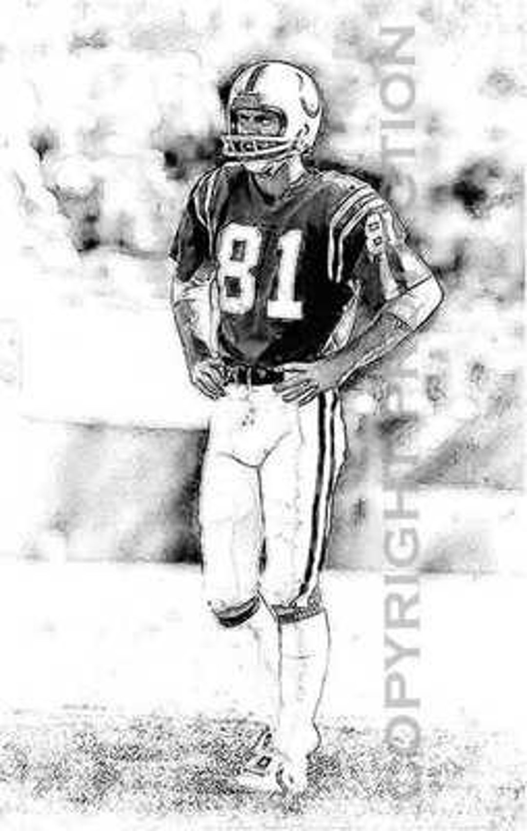 Roger Carr Balt. Colts Sketch Art Print 12x18 LE50 Rare - Etsy Canada