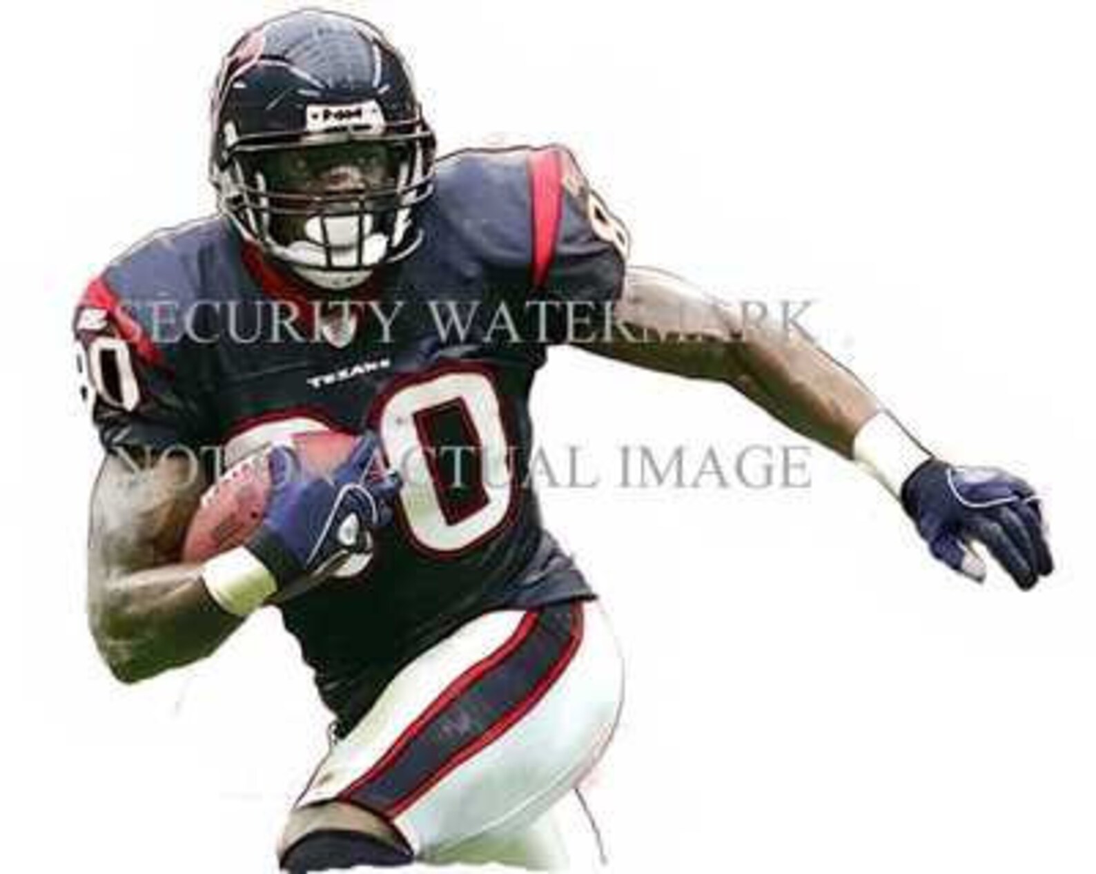 New Rare Andre Johnson Houston Texans Art Print Only 50 - Etsy