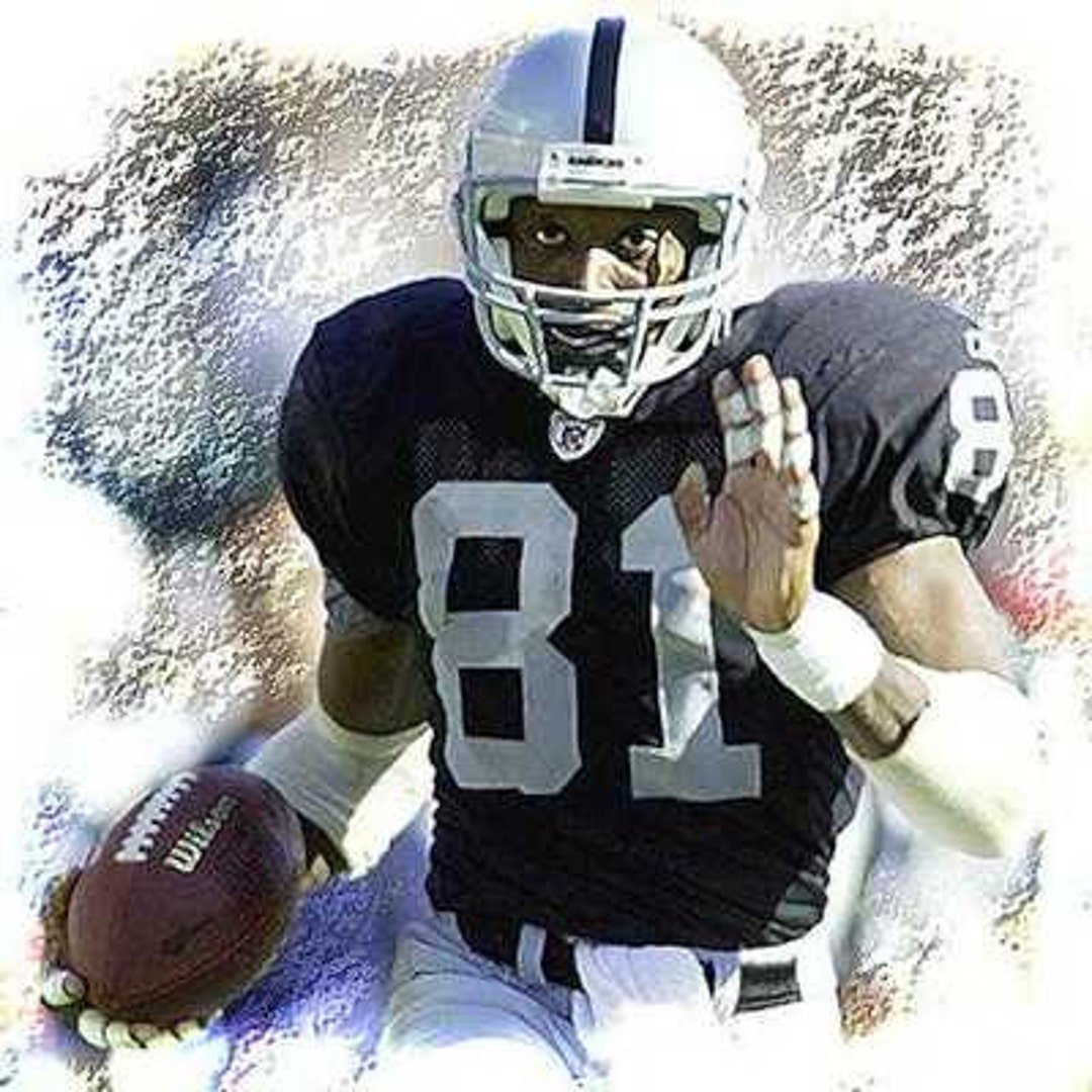 Great Tim Brown Oakland Raiders Art Lithograph - Etsy