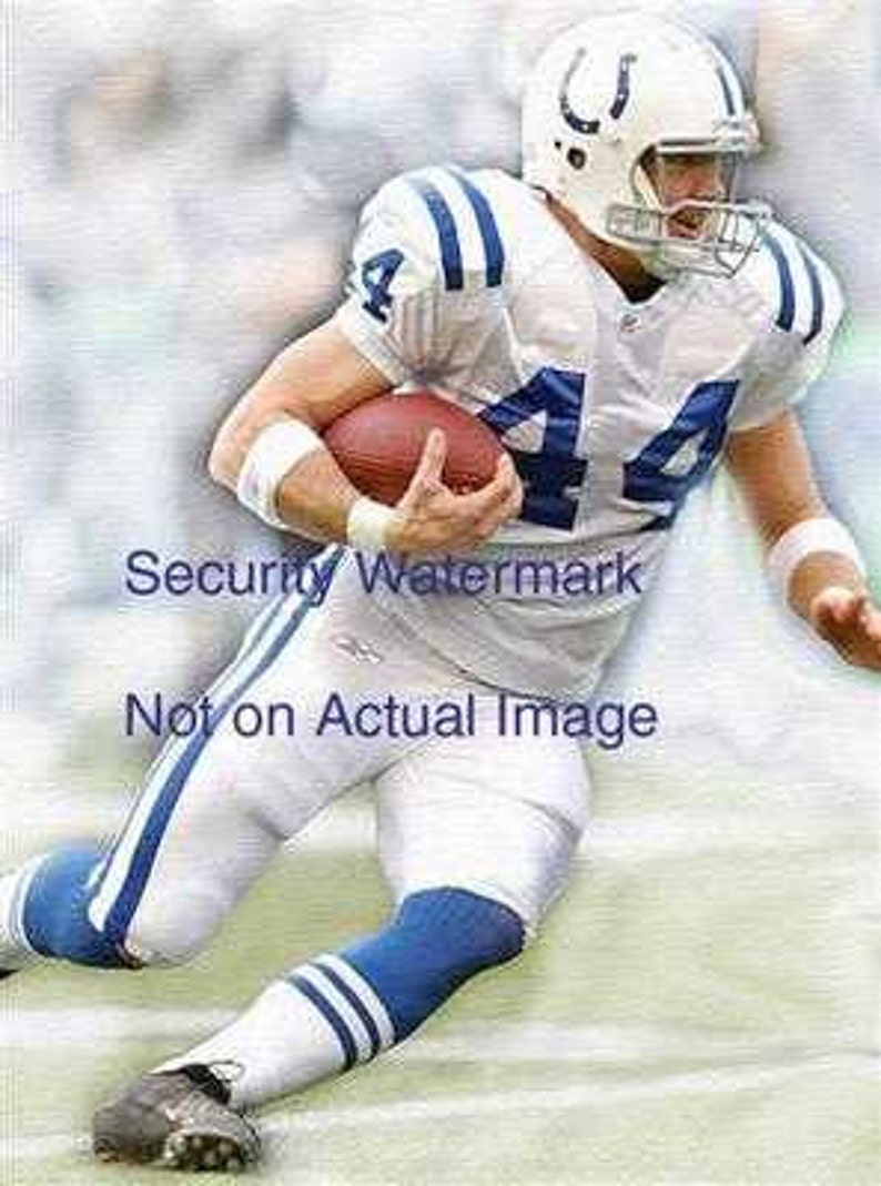 Very Rare Dallas Clark Indianapolis Colts Art, Only 50 - Etsy