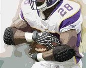 Rare Adrian Peterson Vikings Art Print Lmt. Edition 50 - Etsy