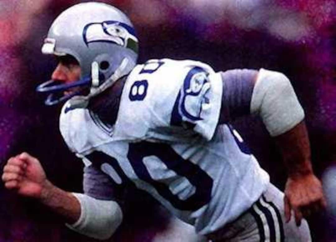 Limited Steve Largent Seattle Seahawks Litho - Etsy