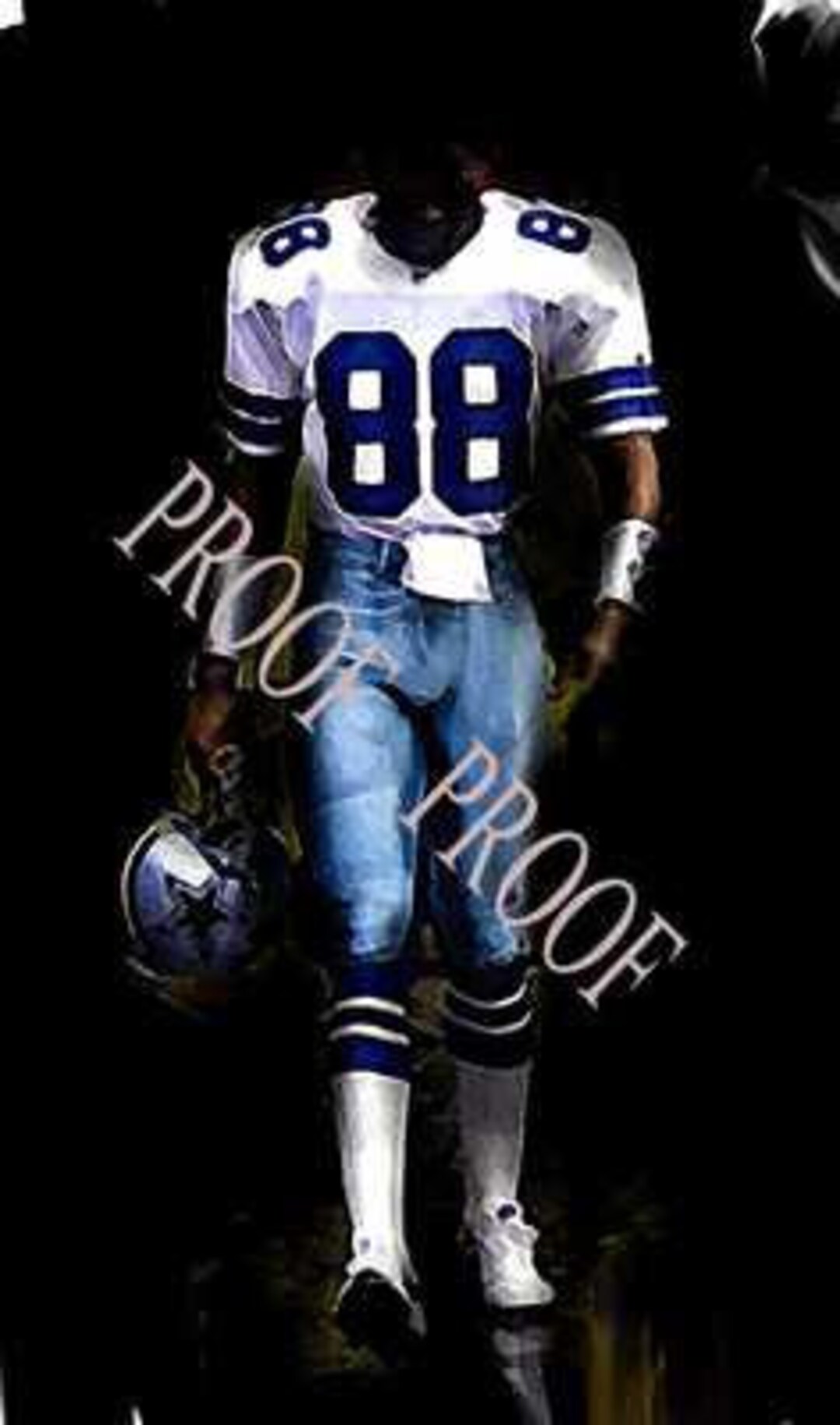 Michael Irvin Dallas Rare LE Artist Signed Art Litho - Etsy