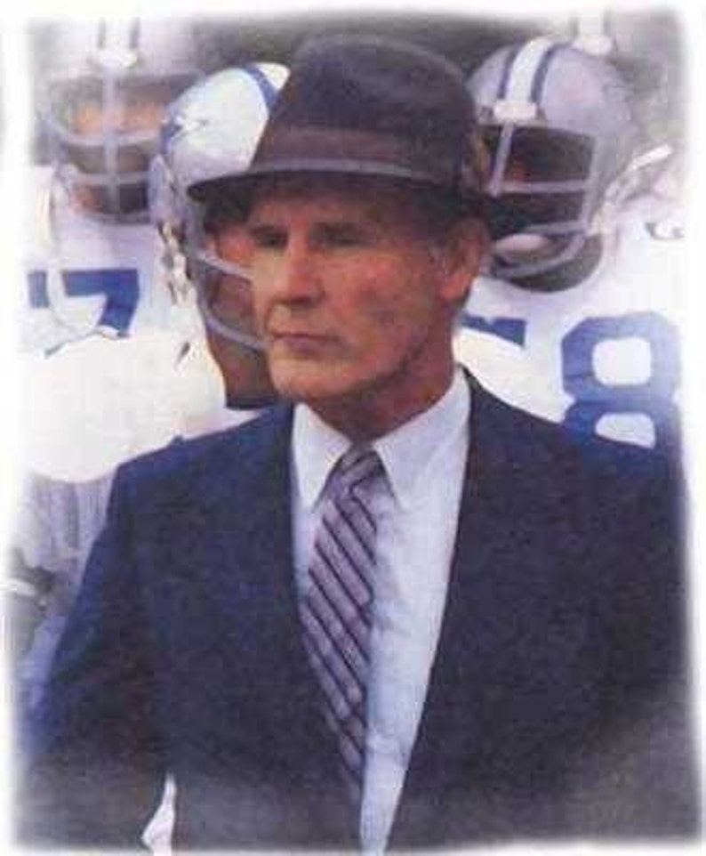 Great Tom Landry Dallas Cowboys Art Print - Etsy