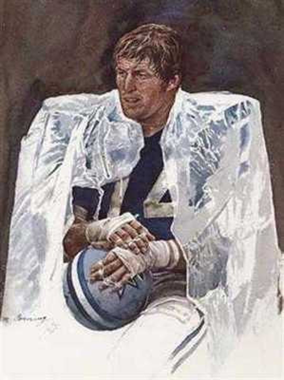 Great Bob Lilly Dallas Cowboys Art Print - Etsy