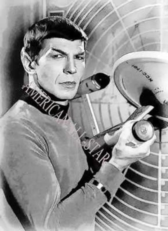 Rare Mr. Spock Star Trek Limited Edition 12 X 18 Print | Etsy